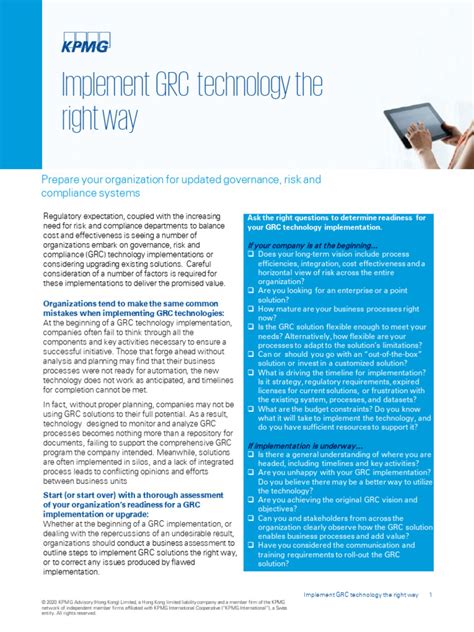 implement grc technology the right way pdf business process business