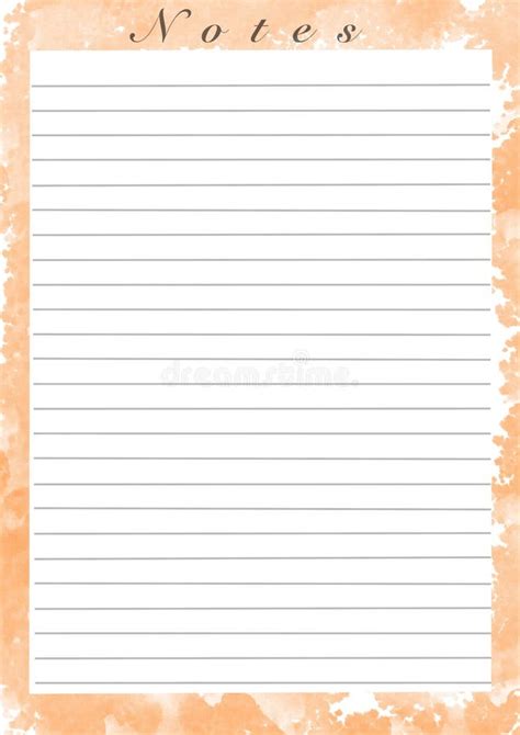 Printing Paper Note Optimal A4 Size Lined Paper For Notebook Diary Letters Notes Stock