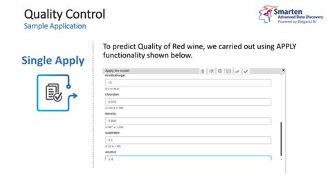 Quality Control Predictive Analytics Use Case Smarten Ppt