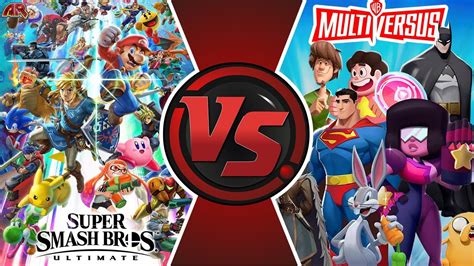 SMASH ULTIMATE Vs MULTIVERSUS TOTAL WAR CARTOON FIGHT CLUB YouTube