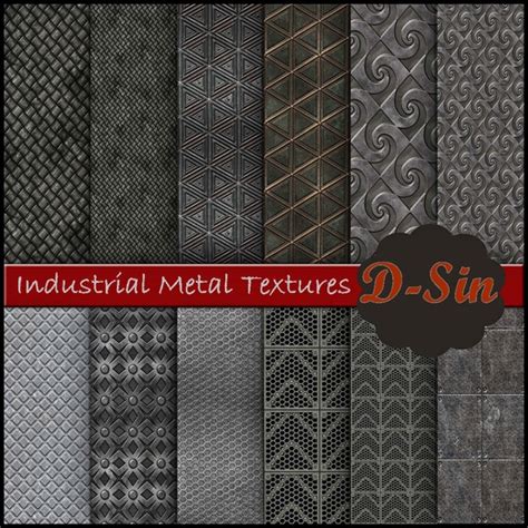 Second Life Marketplace Industrial Metal Textures
