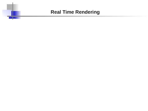 ppt real time rendering a pipeline gráfico pipeline gráfico