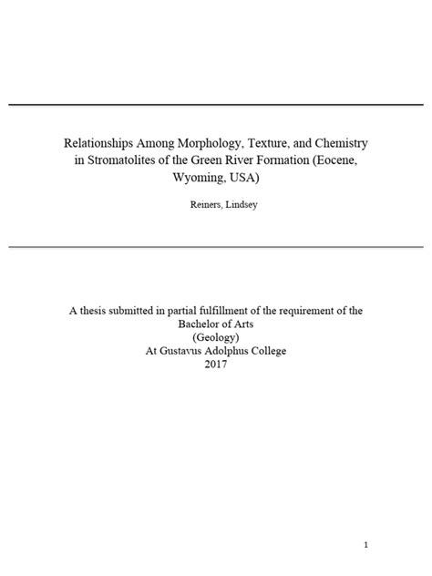 Relationships Among Morphology Texture A 1 Pdf