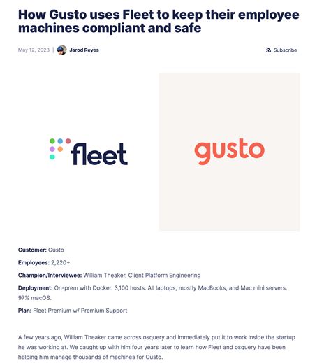 Improve Styling Of Case Study Details Issue Fleetdm Fleet GitHub