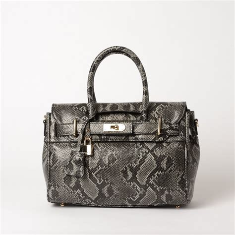 Pyla Bryan Sac à Main Motif Python Mac Douglas