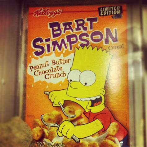 Bart Simpson Unopened Bart Simpson Cereal