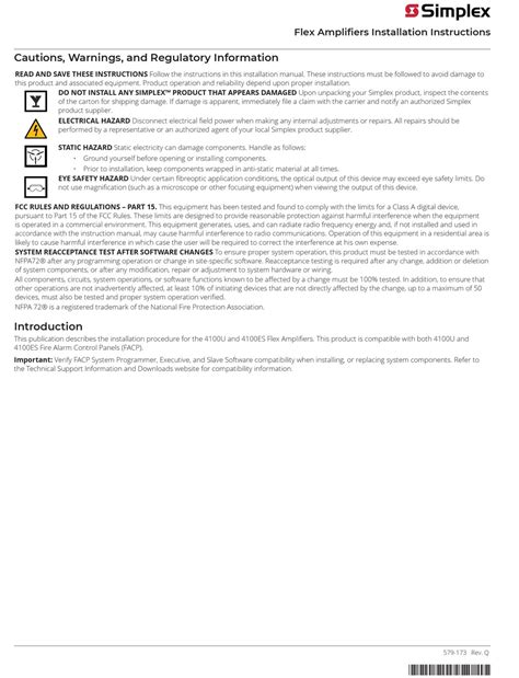 SIMPLEX FLEX INSTALLATION INSTRUCTIONS MANUAL Pdf Download ManualsLib