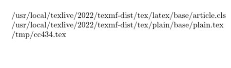 Tex Core How To Obtain Absolute Path Of A File Tex Latex Stack Exchange