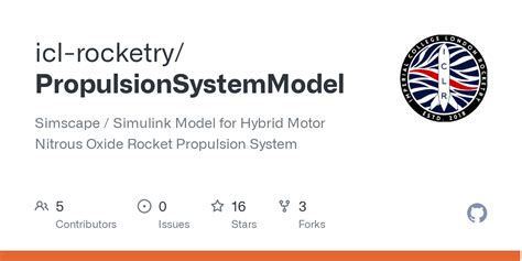 Github Icl Rocketry Propulsionsystemmodel Simscape Simulink Model