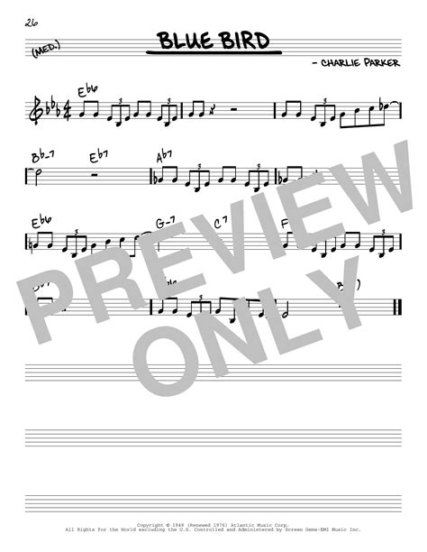 Blue Bird Tenor Sax Sheet Music At James Aviles Blog