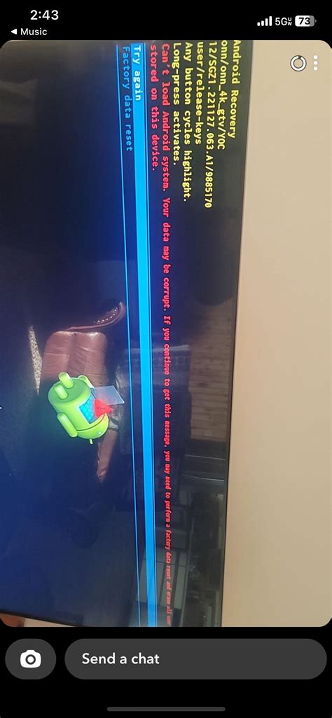 weird screen on onn 4k box r androidtv