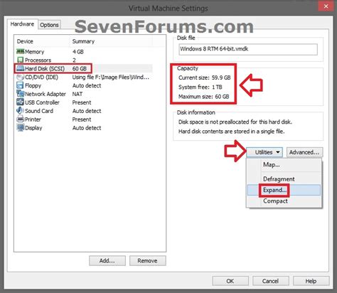 Vmware Player Expand Virtual Machine Hard Disk Tutorials