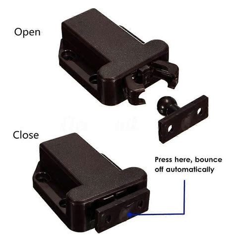 6 Piece Push Catch Spring Catch With Screws Cabinet Locks Fruugo Uk