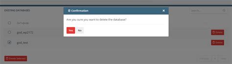 How To Create Or Delete A Mysql Database Or User Knowledge Base Scalahosting