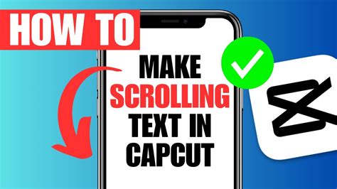 How To Create Scrolling Text Animation In Capcut Youtube