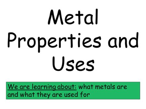 Igcse Metals And Metal Extraction Scheme Of Work Teaching Resources
