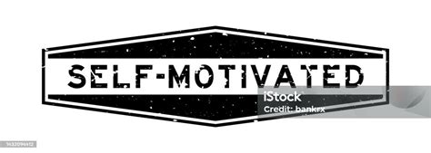 그런 지 블랙 자기 동기 부여 단어 육각형 고무 씰 스탬프 흰색 배경에 개념에 대한 스톡 벡터 아트 및 기타 이미지 개념 개발 개선 Istock