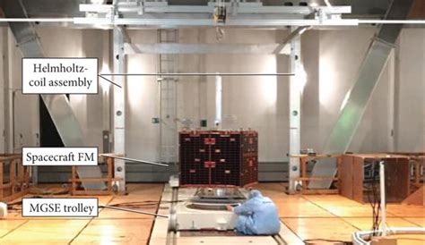 Spacecraft Fm During Remanent Magnetic Field Measurement At Iabg