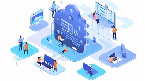 Secure Cloud Data Storage Solution For Digital Services Premium Ai Generated Vector