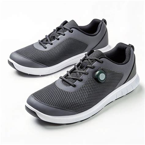 Smart Shoes With Motion Sensors For Sports Analysis Stock Illustration