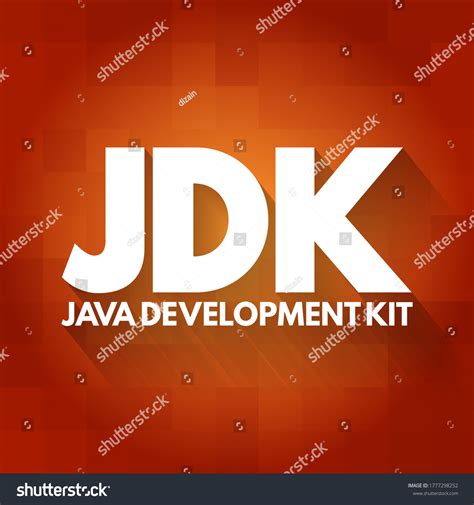 JDK Java Development Kit Acronym Technology Royalty Free Stock Photo Avopix