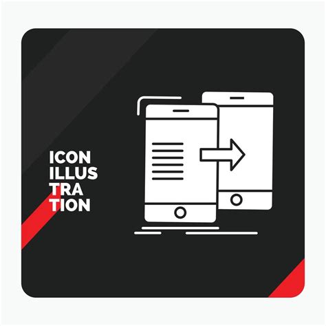 Red And Black Creative Presentation Background For Data Sharing Sync Synchronization Syncing