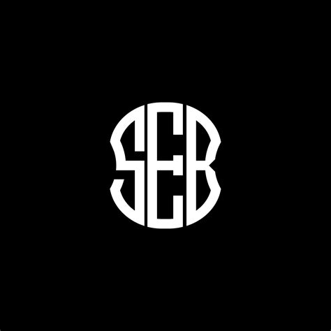 Seb Letter Logo Abstract Creative Design Seb Unique Design 14265723
