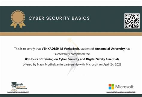 Venkatesh Venkatesh On Linkedin Naanmudhalvan