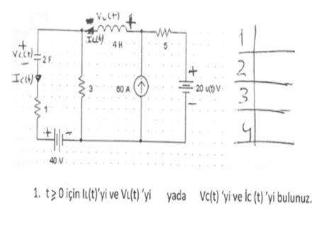 Solved For T≥0 ﻿find Lt Vlt Vct ﻿ Ic T