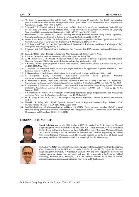 Robust Pole Placement Using Firefly Algorithm Pdf
