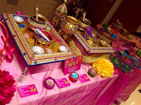 Mehndi Table Decorations