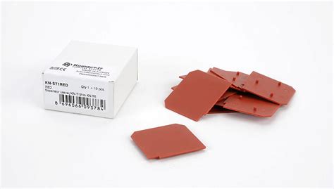Kn St1red Konnect It Terminal Block Separator 10 Pk Pn Kn St1red Automationdirect