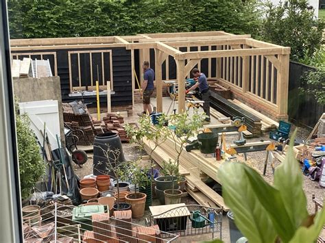 Car Port And Workshop In Lyndhurst My Oak Frame
