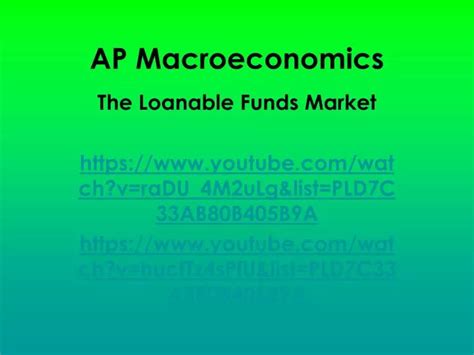 PPT AP Macroeconomics PowerPoint Presentation Free Download ID