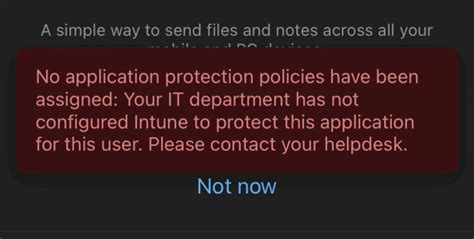 App Protection Policy Not Applying To Microsoft Edge On Ios After This Mornings Incident R Intune