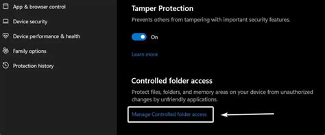 Enabling Controlled Folder Access In Windows 11 Dev Community