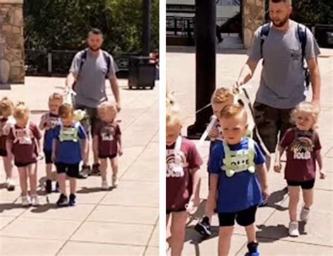 Mensen Zijn Woedend Zodra Ze De Vader Met Zijn Vijf Kinderen Aan Een