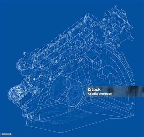 엔진 스케치 3d의 벡터 렌더링 0명에 대한 스톡 벡터 아트 및 기타 이미지 0명 3차원 형태 개념 Istock