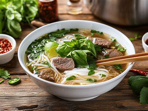 Satisfying Vietnamese Beef Noodle Soup Pho Recipe