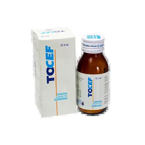 Tocef 37 5 Ml Powder For Suspension Uses Dosage Side Effects
