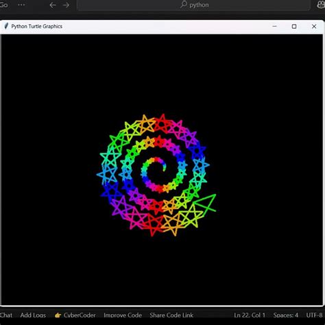 Python🐍 Turtle🐢 Graphics Python Turtle Graphics Pythonturtle Coding Programming Shorts