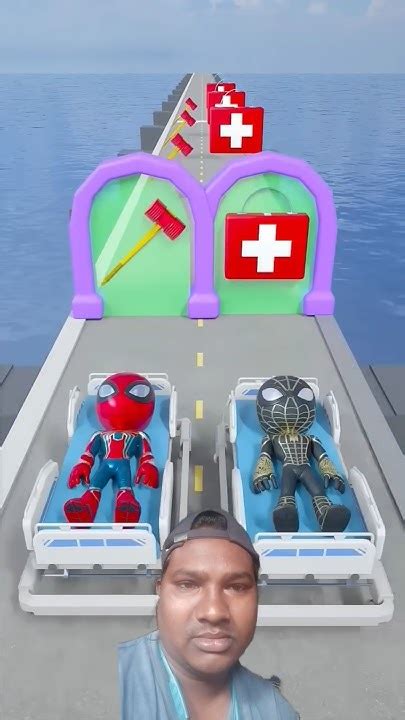 Gta V Latest Upgraded Red Spidey And Black Spidey Lying On Hospital Bed