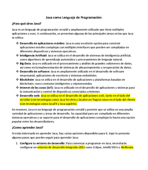 Java Como Lenguaje De Programacióndoc Guia Java Como Lenguaje De