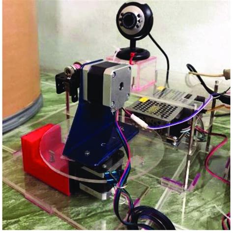 The Location Of The Device That Makes The Laser Pointer Point To A