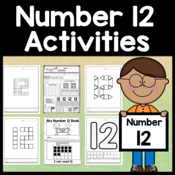 Number 12 Mini Bundle {number 12 Worksheet And Number 12 Activities}
