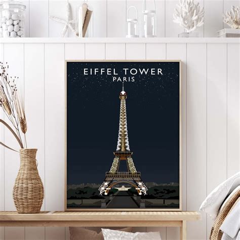 Eiffel Tower Print Etsy