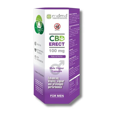 Cbd Erect Erection Booster And Sex Enhancement For Men 10 Capsules Shop Today Get It