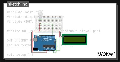 Dht22 Sıcaklık Nem Sensörü Kullanımı Wokwi Esp32 Stm32 Arduino Simulator