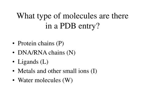 Ppt High Throughput Processing Of The Structural Information Of The