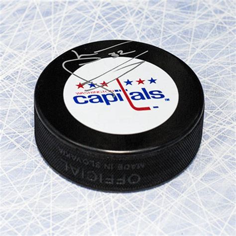 Lou Franceschetti Washington Capitals Autographed Hockey Puck Nhl